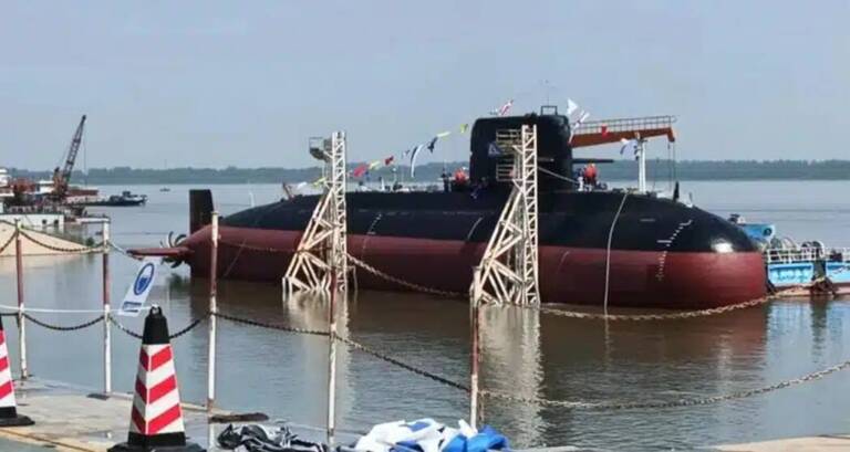 China launches Pakistan's first Hangor-class submarine. The response to ...