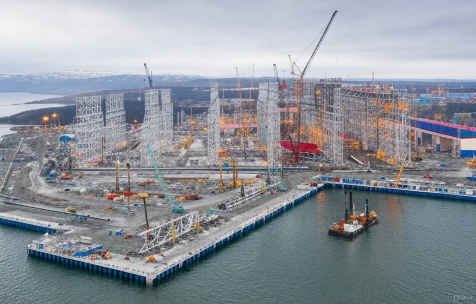 L'impianto russo Arctic 2 riprende, gradualmente, la produzione