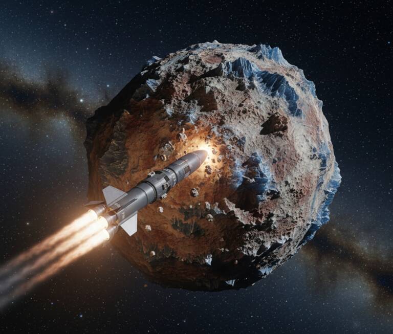 Asteroid on collision course with the Moon: nuclear option to destroy ...