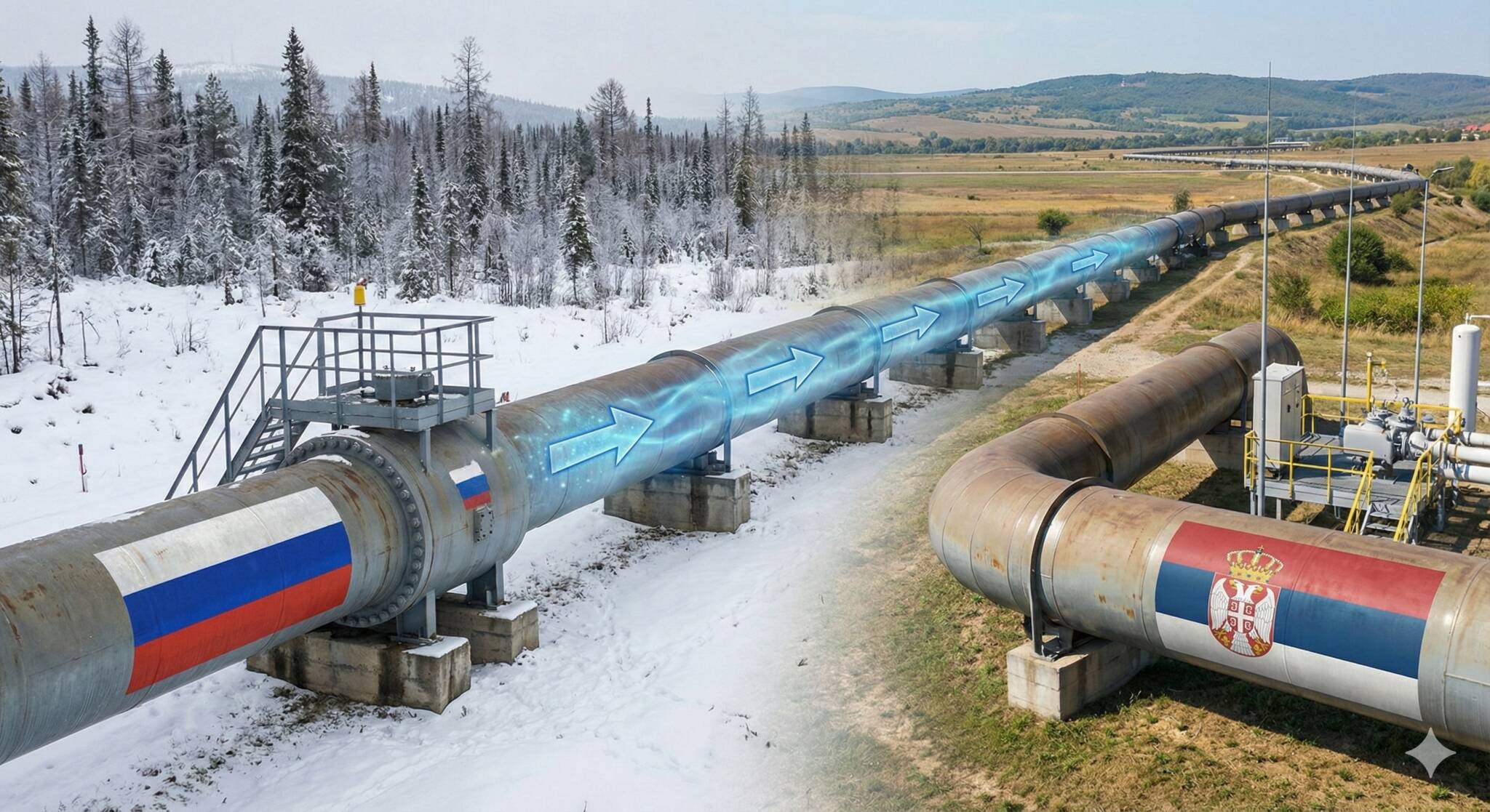 Serbia: Russian gas guaranteed (in installments) until March. But war ...